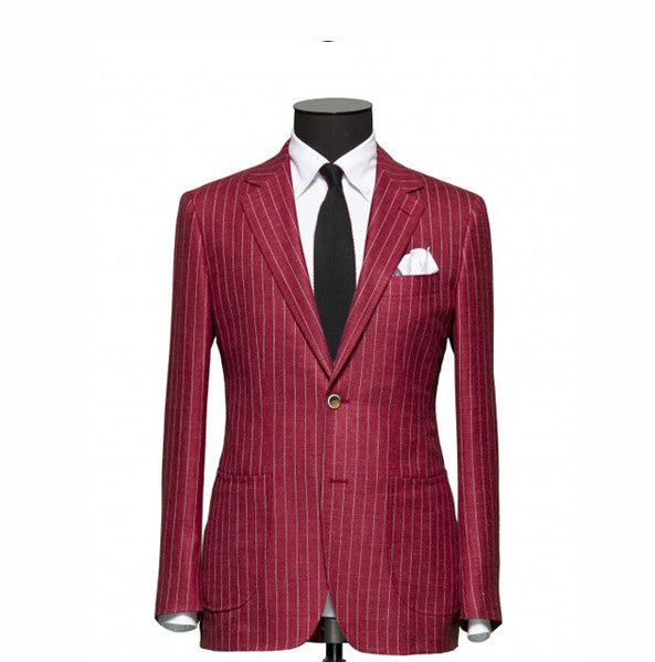 "The Cambridge" Red Suit – Genesys Apparel